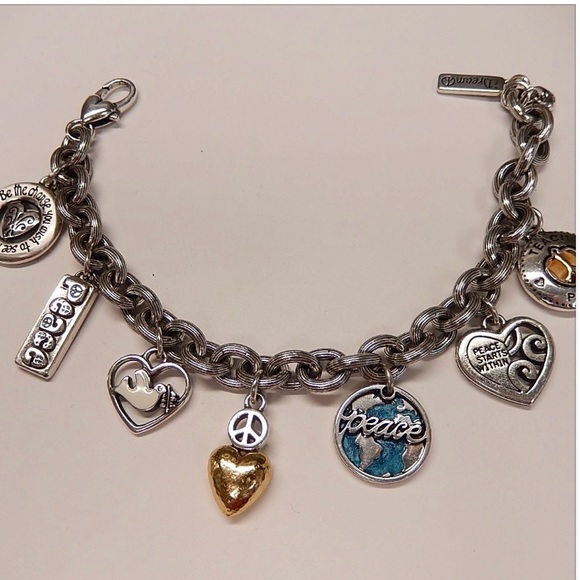 Brighton | Jewelry | Brighton World Peace Bracelet | Poshmark